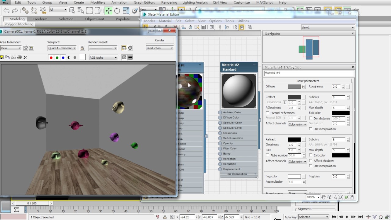 3ds Max 2015 教學課程 0186 VRayMtl(VRay材質) 適用時機 - YouTube