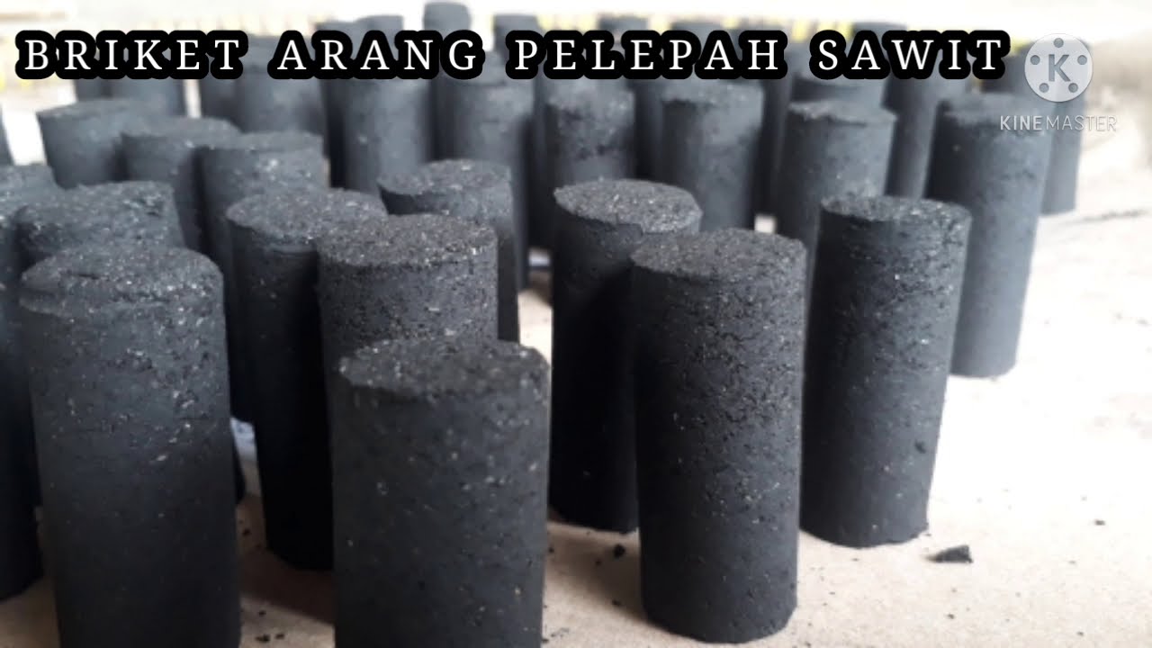 BRIKET ARANG | PEMBUATAN BRIKET ARANG DARI PELEPAH SAWIT | BIO MASSA ...