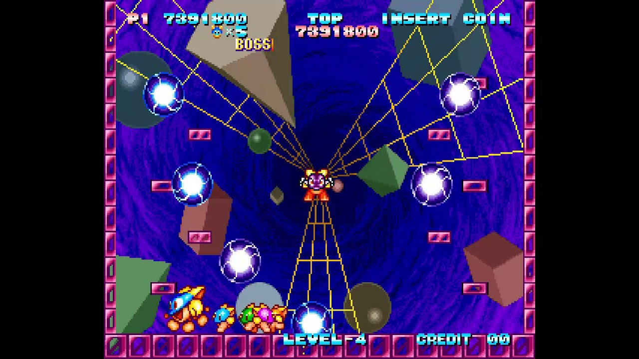 Zupapa! - Arcade - Last World , Last Boss and Ending - YouTube