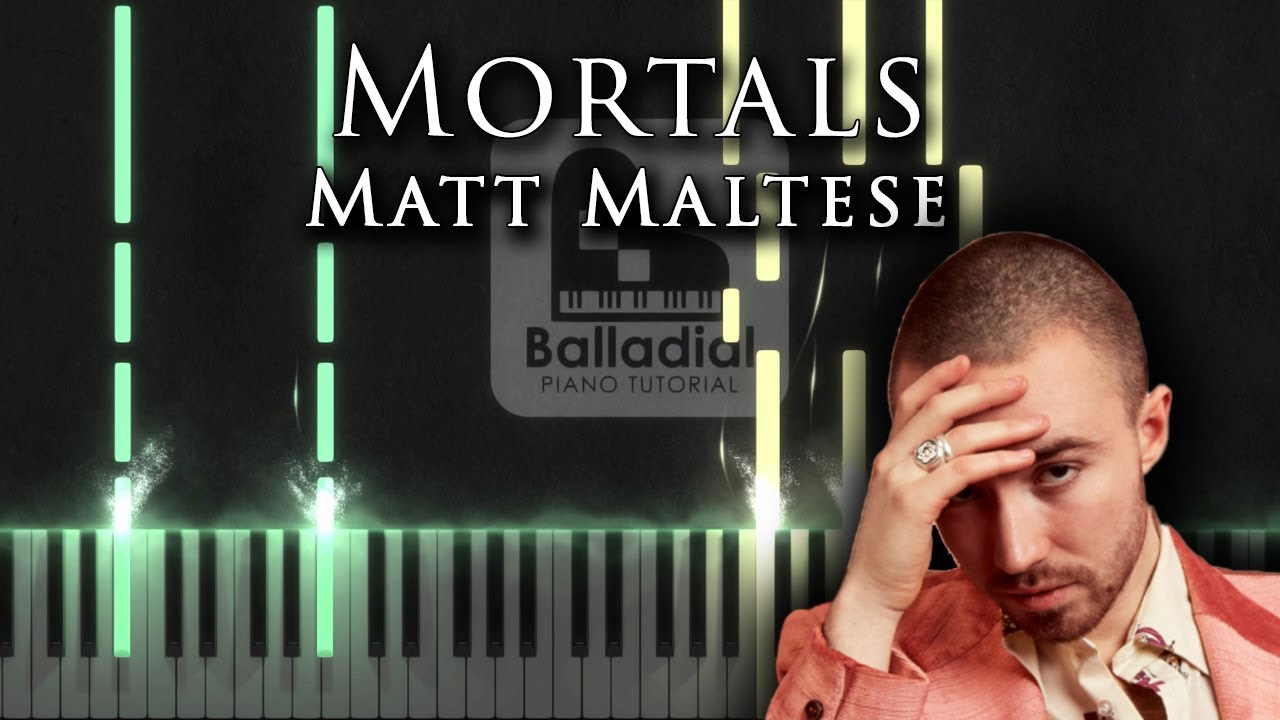 Mortals - Matt Maltese | TUTORIAL + SHEET MUSIC - YouTube