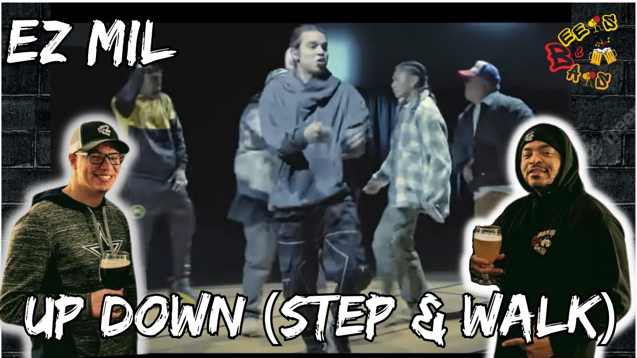 EZ MIL New Dance?? | Americans React to EZ Mil Up Down (Step & Walk ...