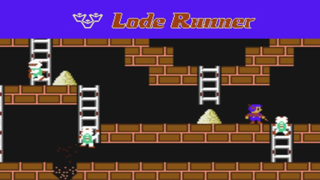 Lode-Runner NES Game | Stage-1 to 3 | GAMEPLAY - YouTube