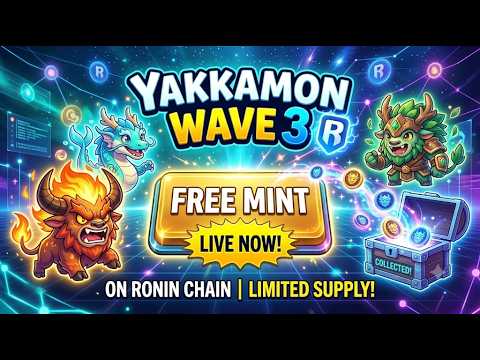 YAKKAMON WAVE 3 FREE MINT! 🐾 | Ronin Chain Minting Process STEP-BY-STEP 🚀