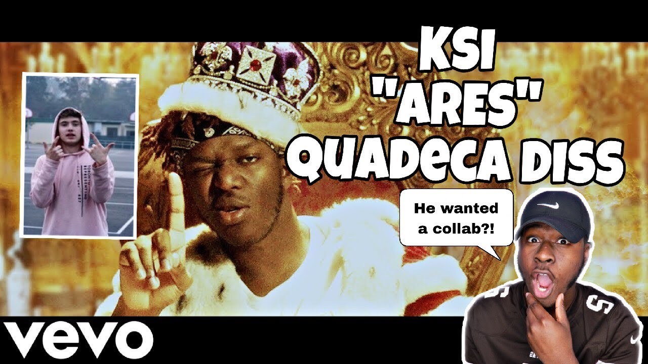 KSI - Ares (Quadeca Diss Track) Official Video | REACTION - YouTube