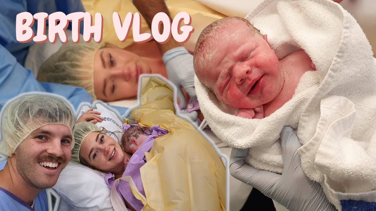 OUR BIRTH VLOG!!! C-section with our second baby! - YouTube