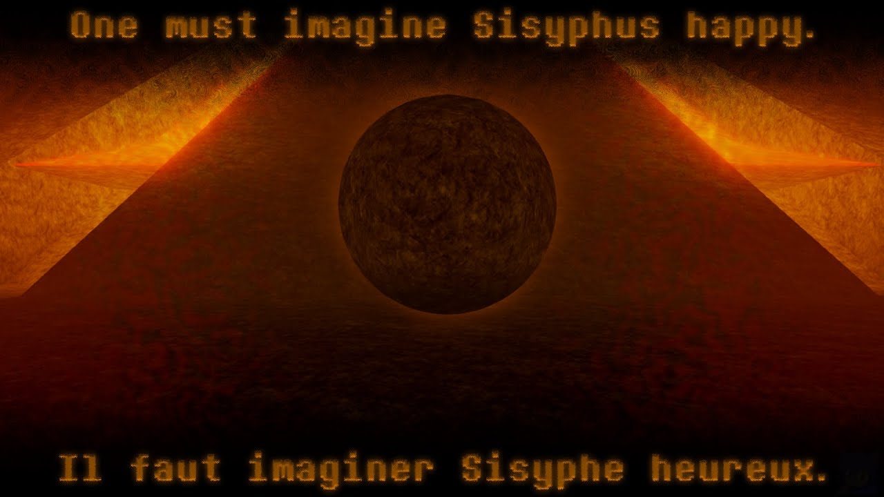 A man pushing a boulder for around 14 minutes straight. | Sisyphus ...
