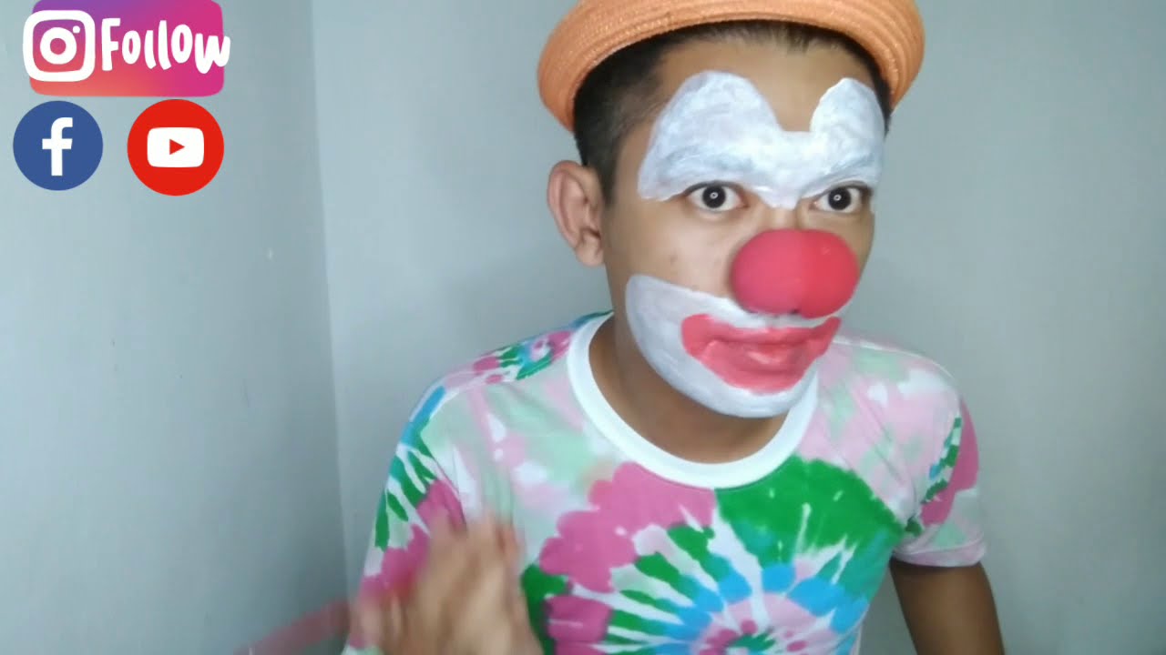 Makeup badut yang simple...#MrJoddy - YouTube