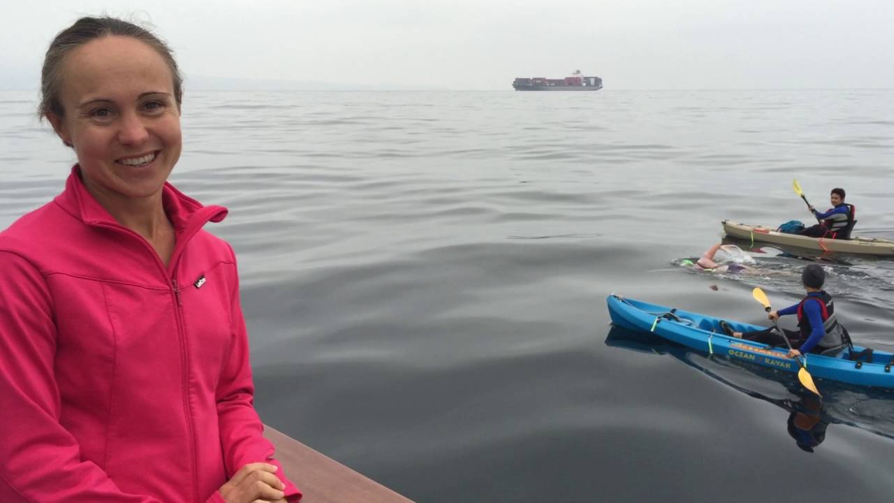Catalina Channel Swim - 12 Audrey Cherel Gives a Pace Swimmer Overview ...