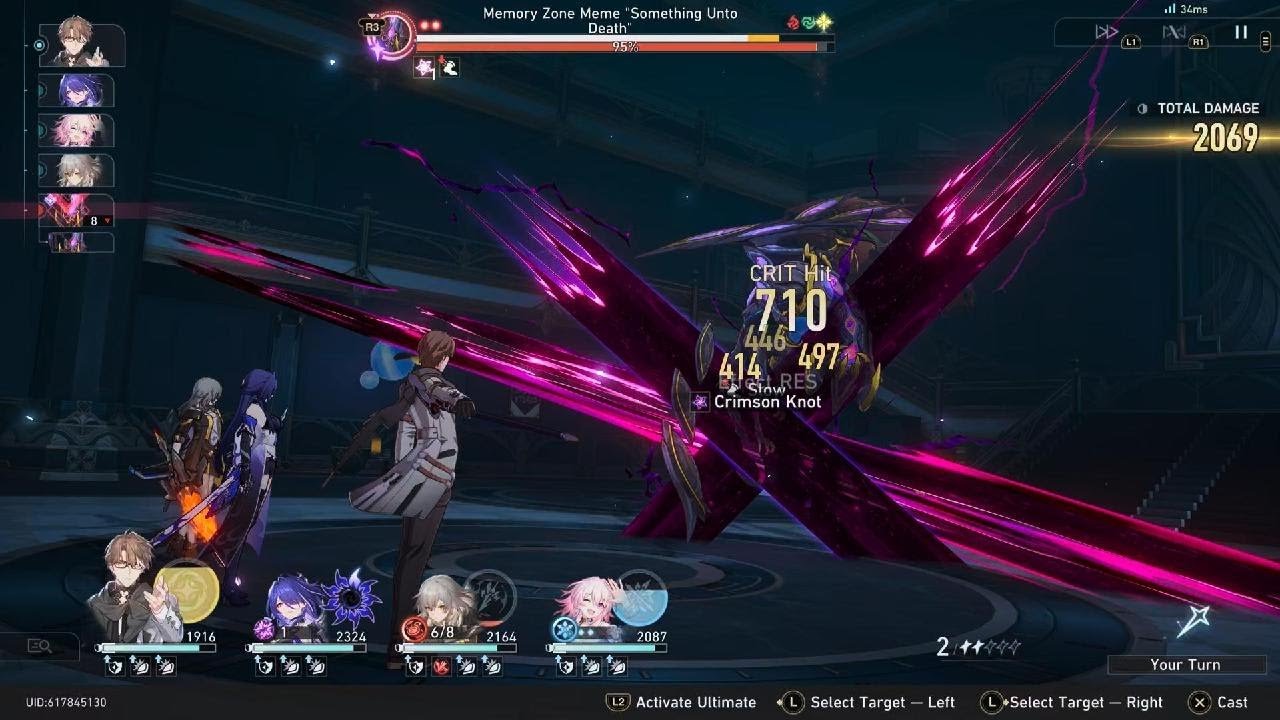 Honkai: Star Rail Memory Zone Meme Death (Dormancy) boss fight - YouTube