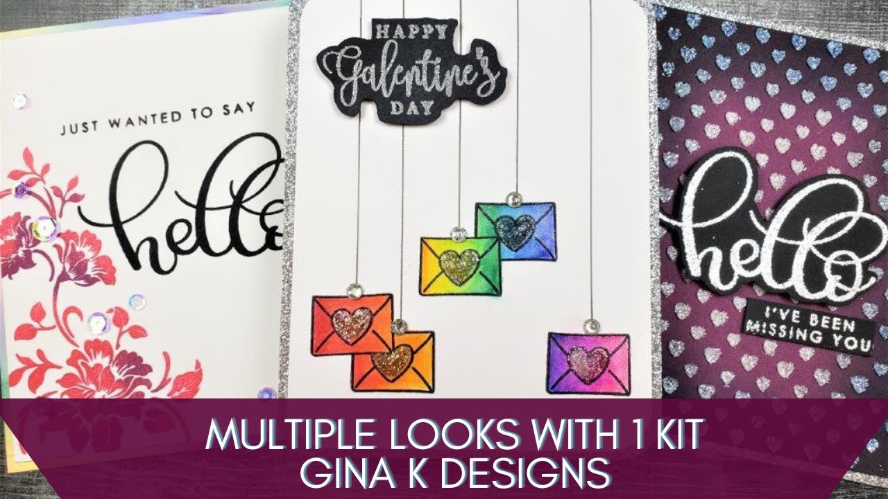 Multiple Looks With One Kit | Gina K Designs - YouTube