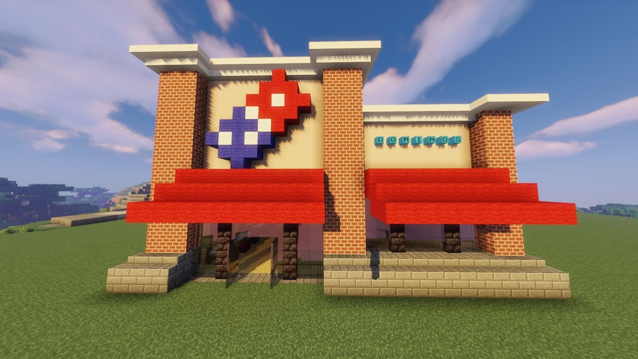 How To Make A Dominos Pizza In Minecraft (Tutorial) - YouTube