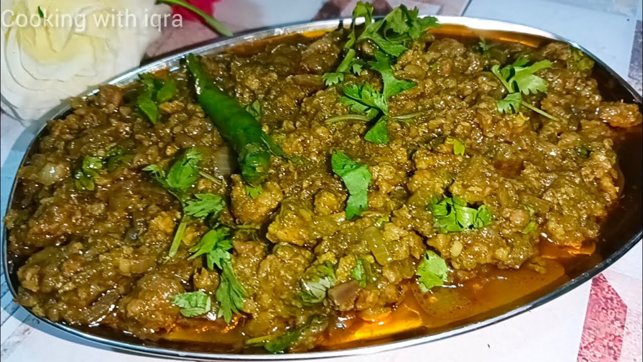 Palak keema fry recipe/very delicious Palak keema fry recipe - YouTube