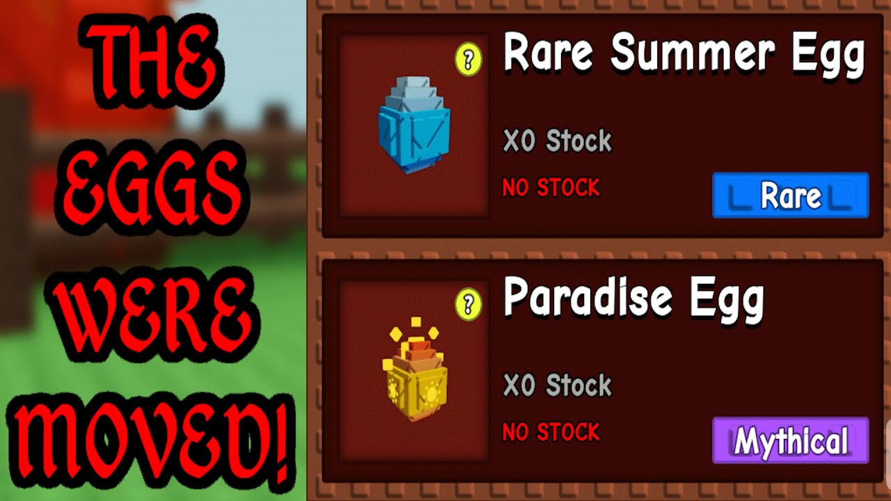 Summer Eggs Grow A Garden - Paradise Egg Grow A Garden Location - YouTube