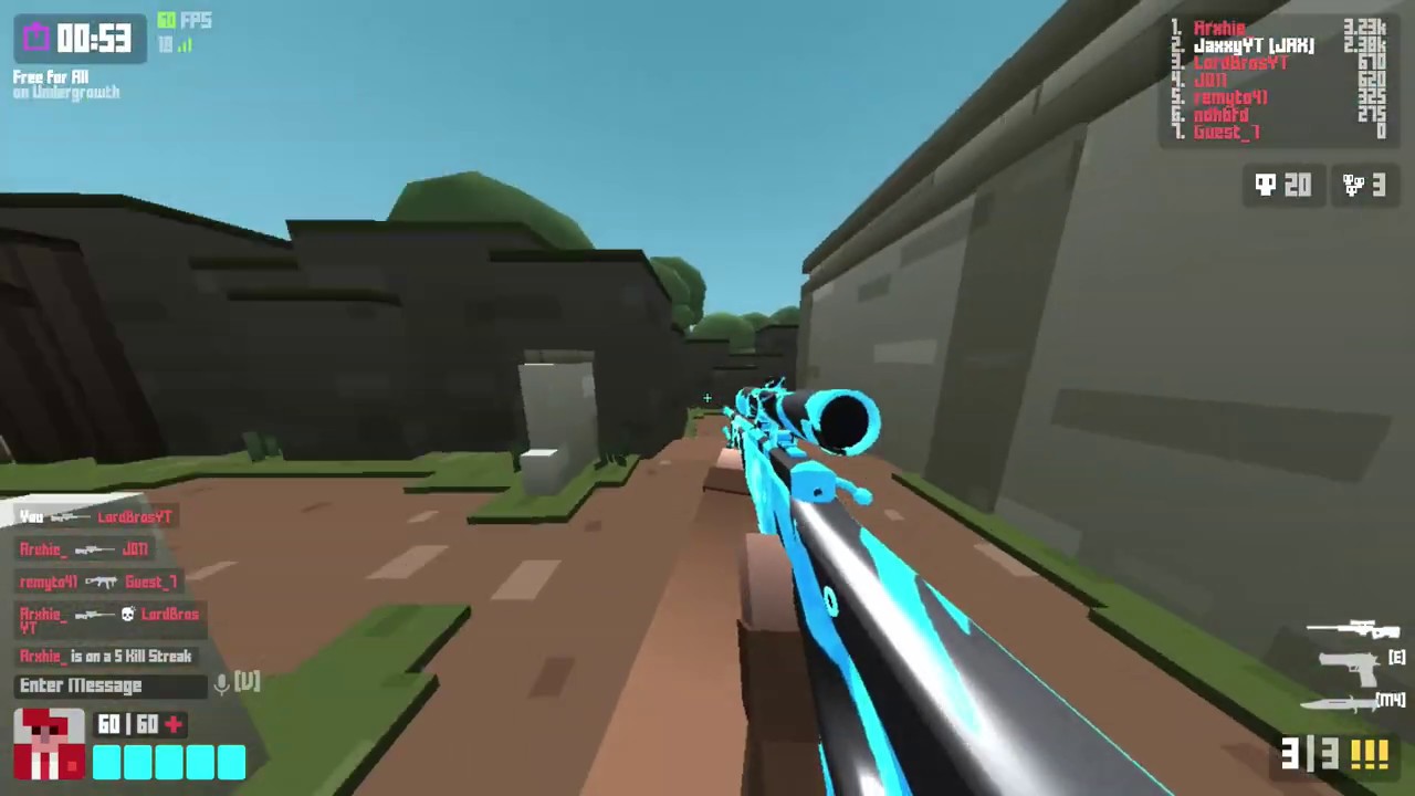 Krunker.io INSANE KILL STREAK!! - YouTube