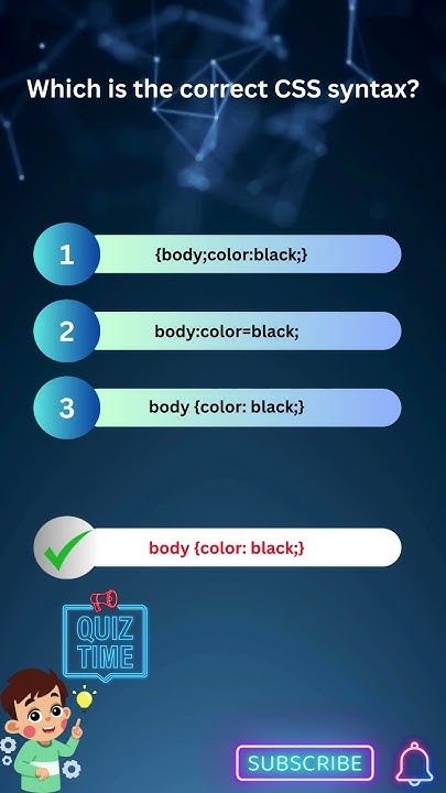 Correct CSS Syntax? #htmlcss #technology - YouTube