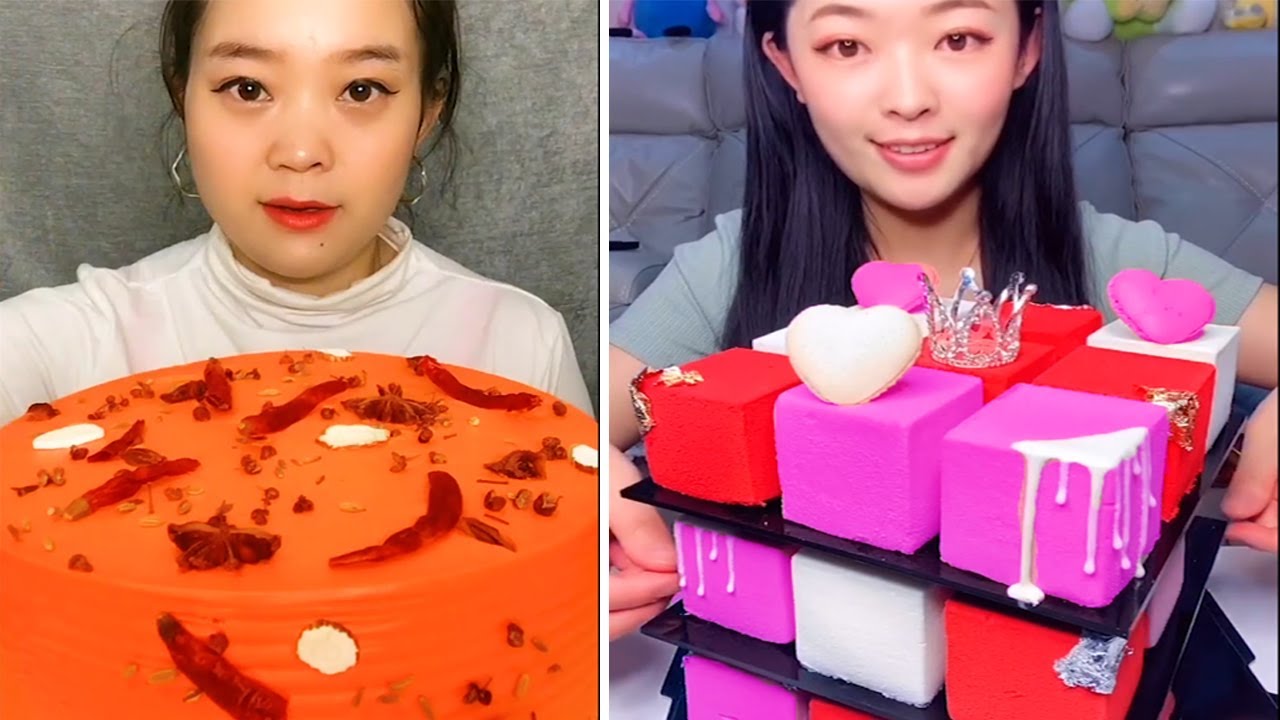 Asmr Cake Eating Show | Mukbang Compilation Kwai - Enjoy Mukbangs #49 ...