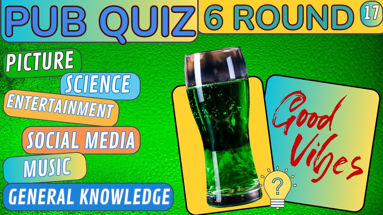 Virtual Pub Quiz Showdown: Test Your Knowledge! Pub Quiz 6 Rounds. No ...