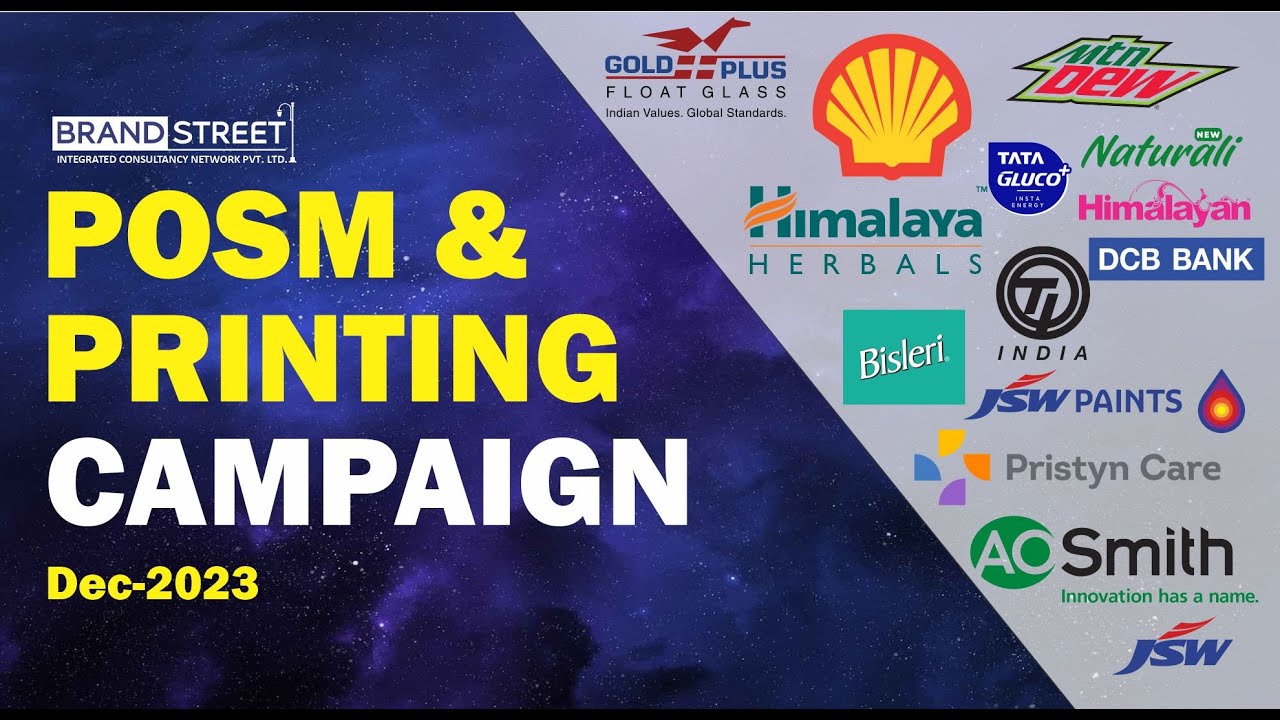 BRAND STREET POSM & PRINTING CAMPAIGN - YouTube