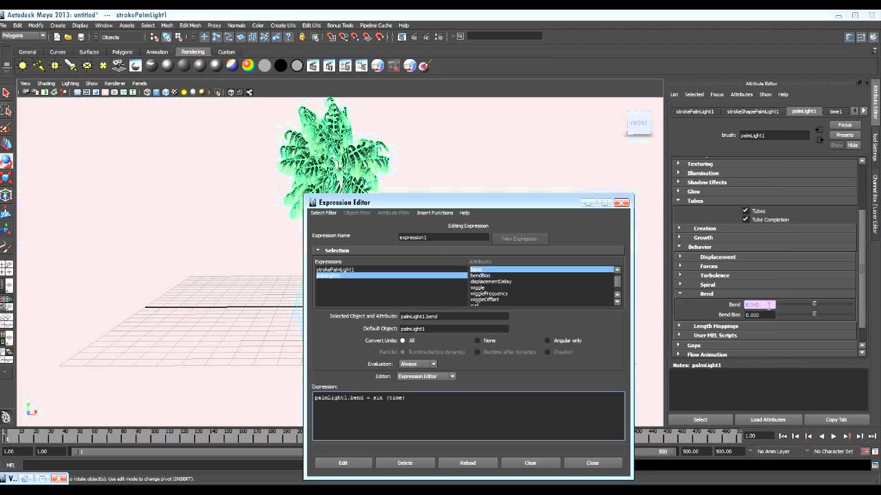Maya Tutorial: Dancing Trees with Paint Effects - YouTube