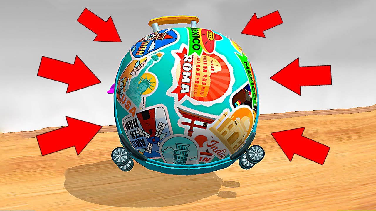 All Stickers Unlocked for the Travel Ball in Going Balls! Race 1178 ...