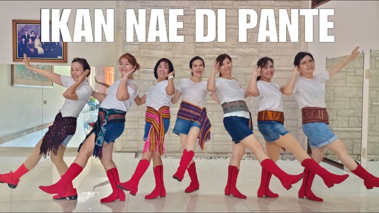 IKAN NAE DI PANTE Line Dance (demo & count) - YouTube
