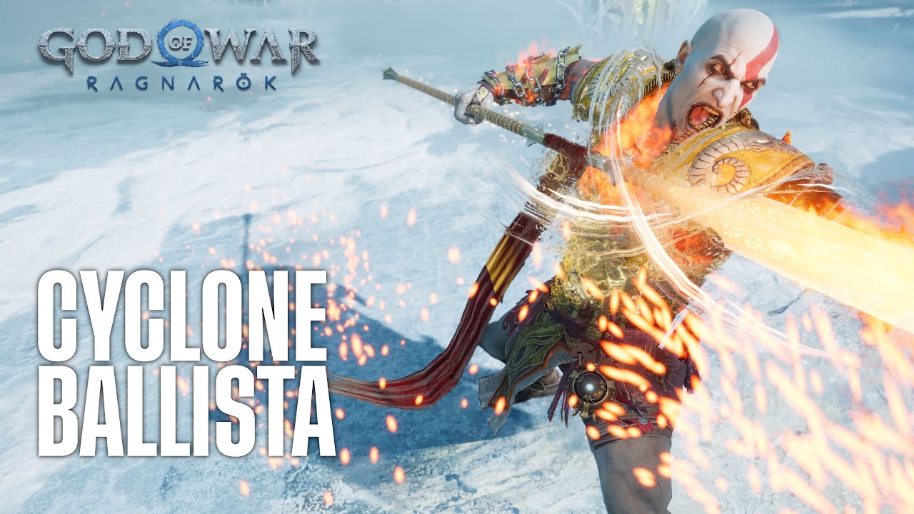 God Of War: Ragnarok - Cyclone Ballista | BIFROST STORM STATUS DAMAGE ...