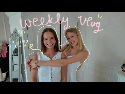 WEEKLY VLOG: Claire ist wieder da 🎀, shoppen und Klausurenphase mitten im Sommer ?? ☕️ 📖