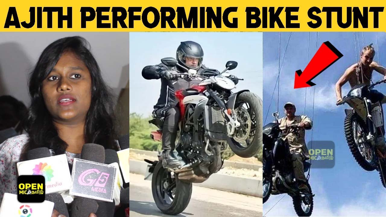 தல உண்மையாலும் Try பண்ணாரு 🏍 !! Valimai Bike Stunt Scene | Ajith Kumar ...
