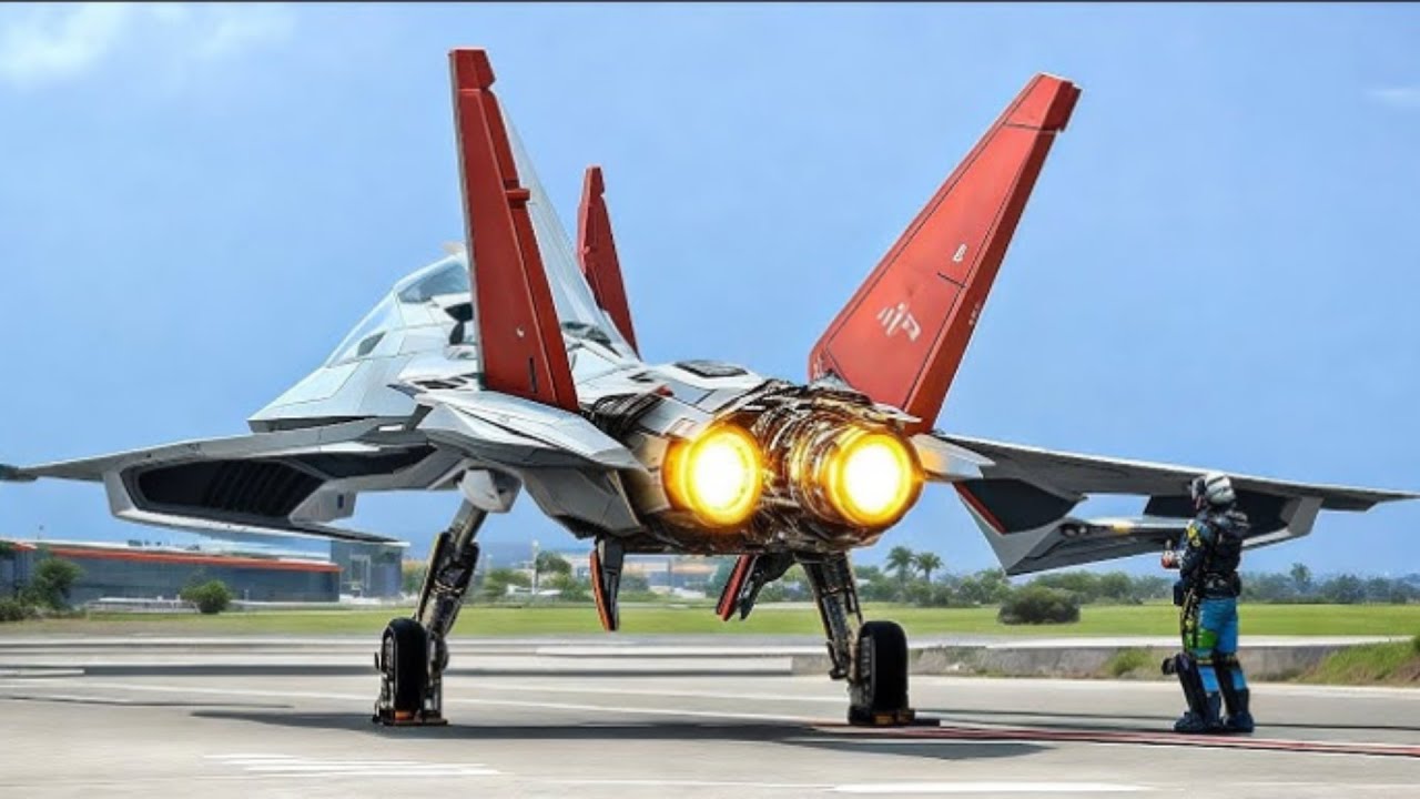 U.S. Air Force Tests Its Newest T-7A Red Hawk Supersonic Jet! - YouTube