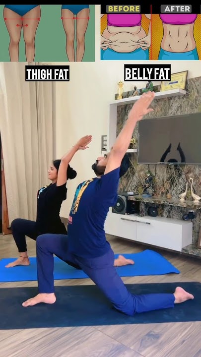 Transform Your Body with This One Exercise! Say Goodbye to Belly and Thigh Fat! 💪🔥 # ...