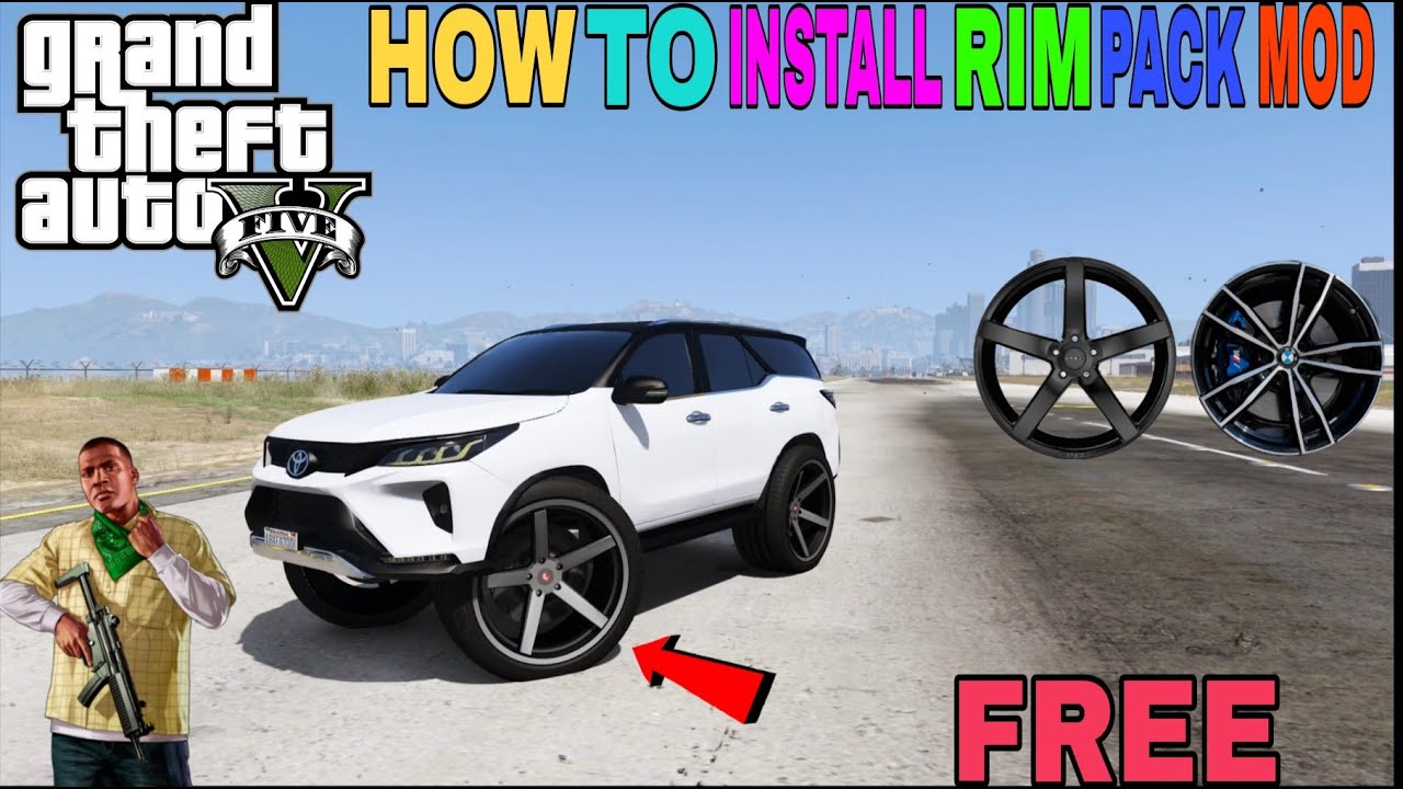 HOW TO INSTALL RIM PACK MOD IN GTA 5 IN FREE - YouTube