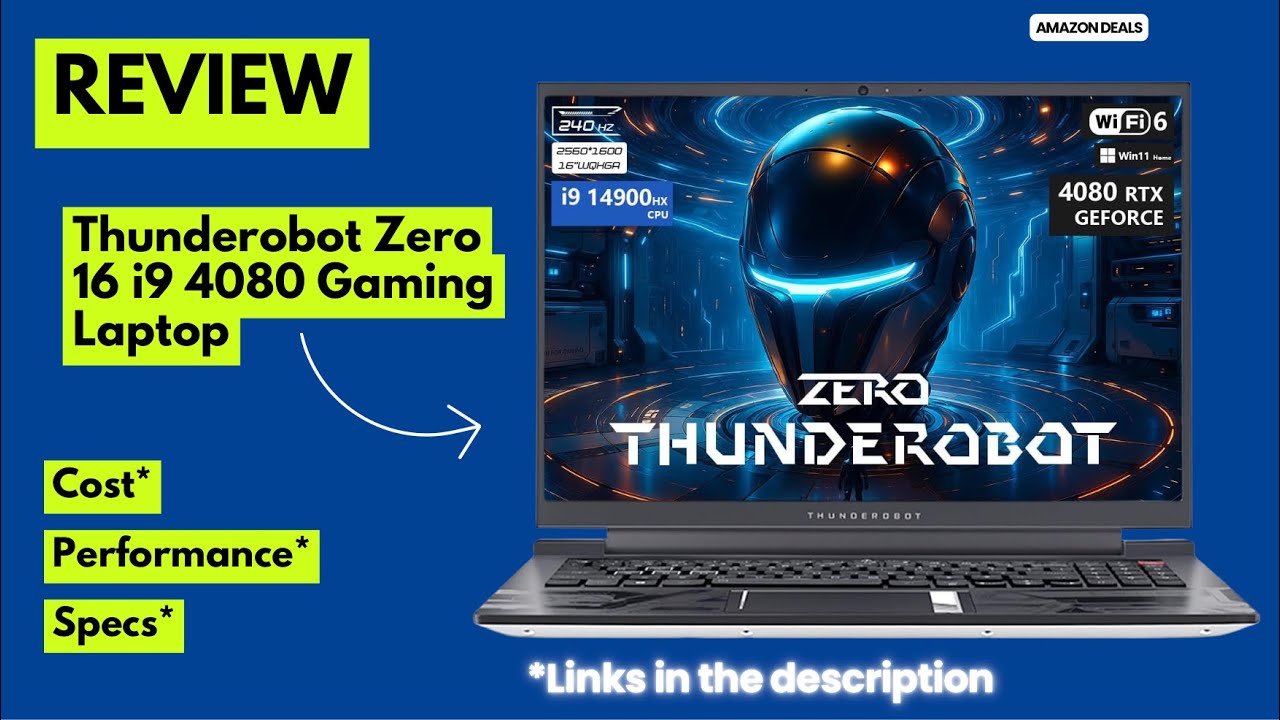 Thunderobot Zero 16 i9 4080 Review Best High-End Gaming Laptop 2025 ...