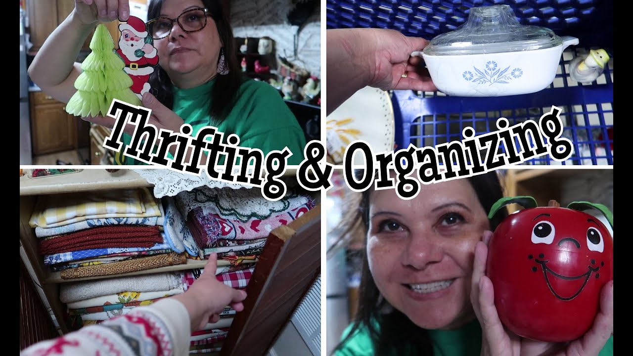 December 13th: Thrifting and Organizing table cloths - YouTube
