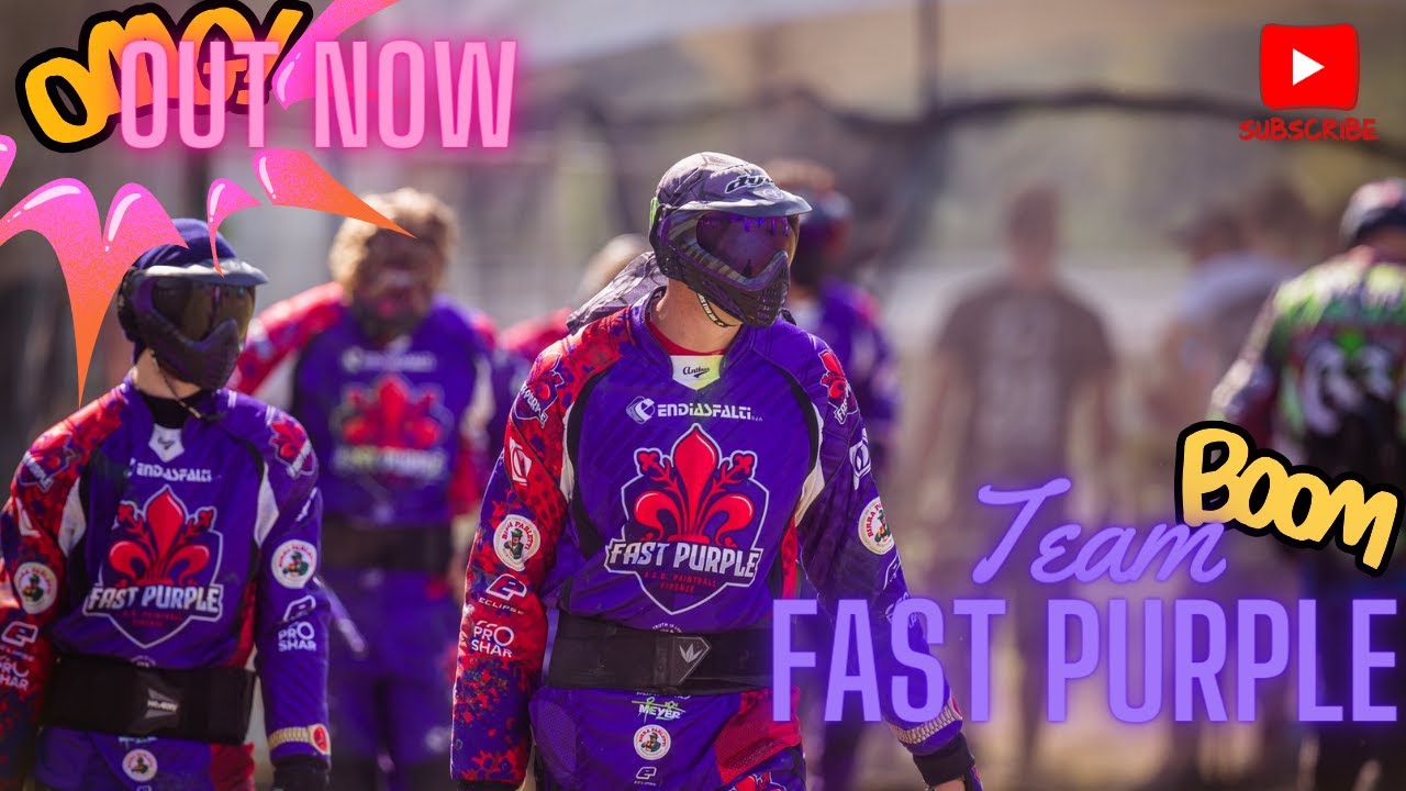 FAST PURPLE PAINTBALL ITALIAN TEAM - YouTube