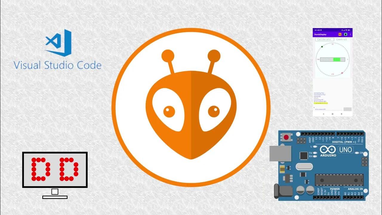 Arduino UNO Programming with PlatformIO and DumbDisplay - YouTube