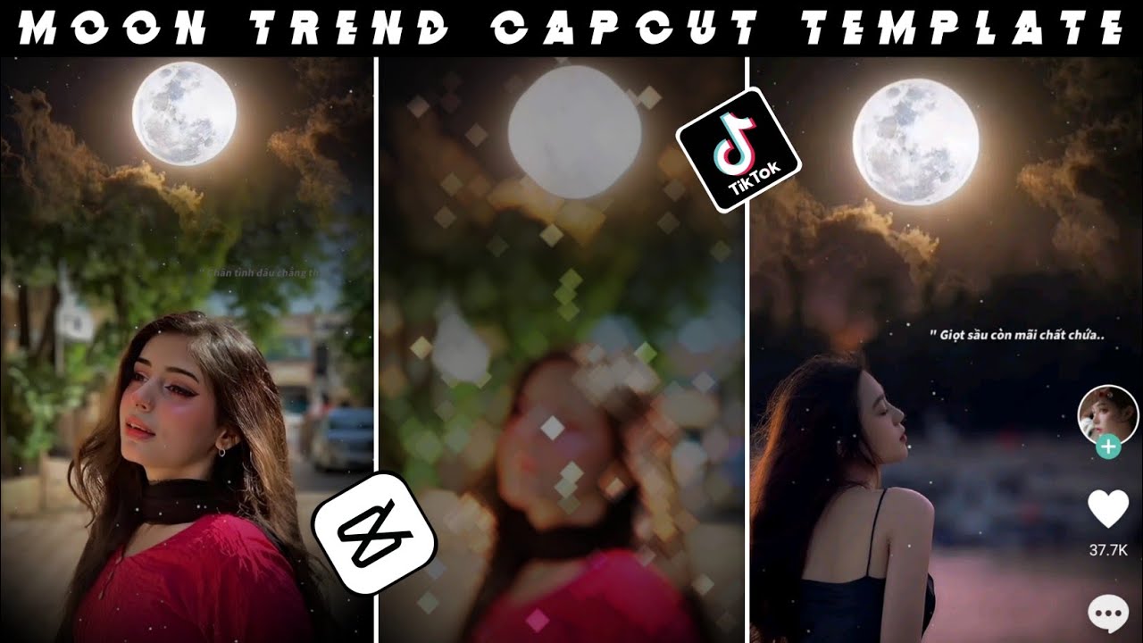 Chand Nikla Hai CapCut New Template | TikTok Trend Moon CapCut Template | Trend Ghep Trang ...