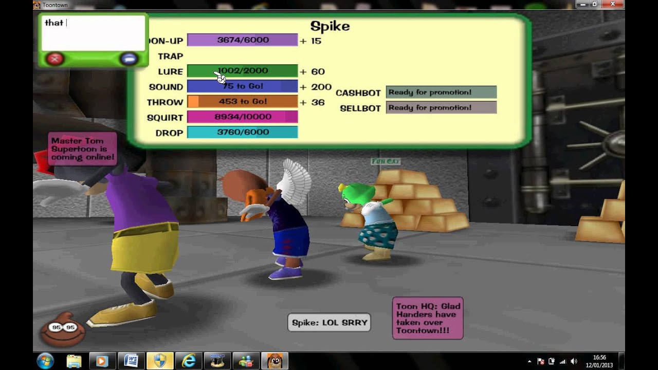 DemolitionDan Plays Toontown: LAUGHING COGS IN CASHBOT BULLION!!! - YouTube