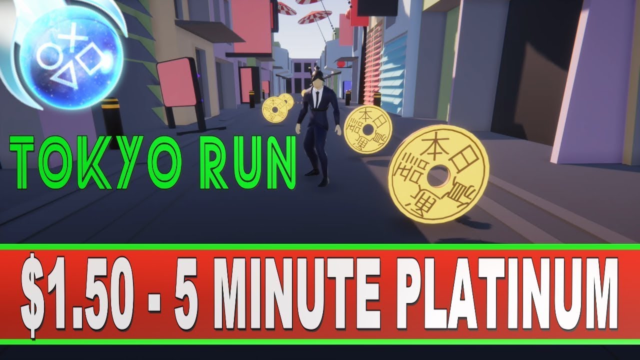 Let's play tokyo run all trophies - YouTube