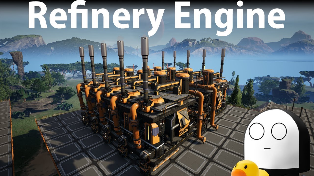 Refinery Engine | Satisfactory Design - YouTube