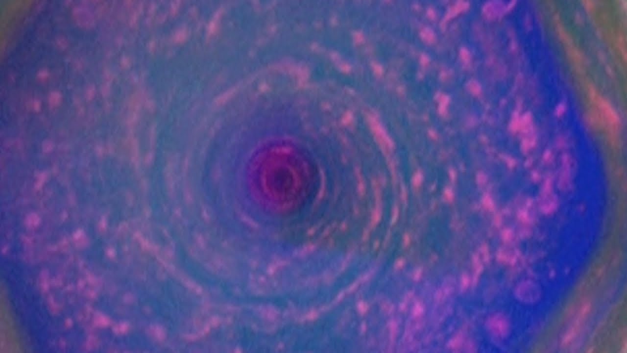 NASA releases HD images of massive storm on planet Saturn - YouTube