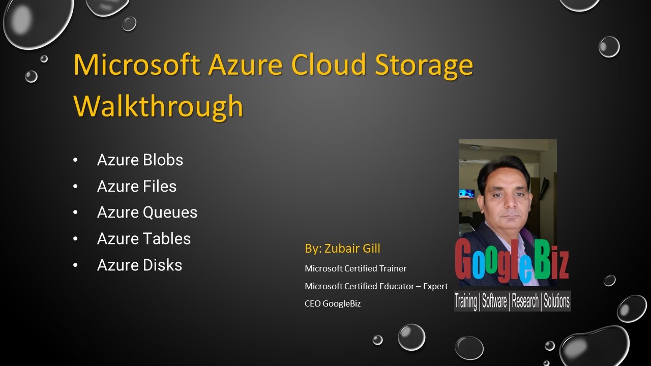 Microsoft Azure Cloud Storage Walkthrough - YouTube