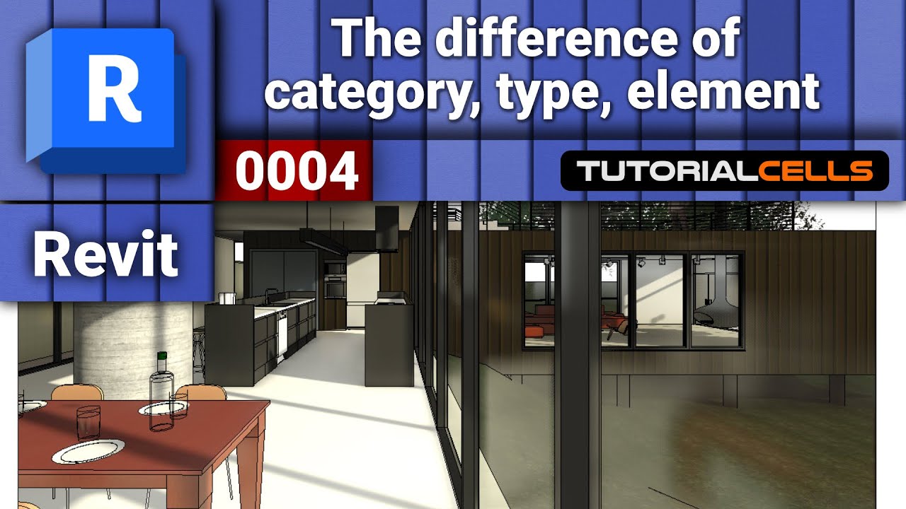 0004. The difference of category, type, element in revit - YouTube