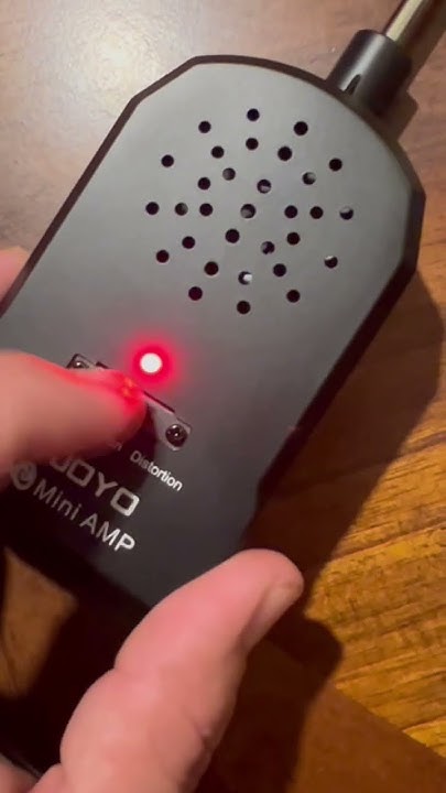 Joyo mini practice amp - YouTube