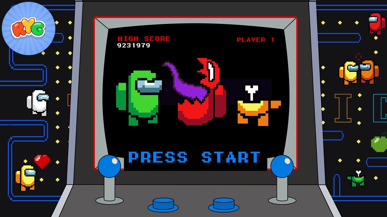 Among Us Pixel Game Animation - YouTube