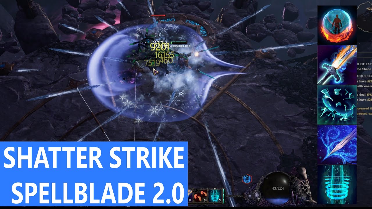 Last Epoch Shatter Strike Spellblade 2.0- in depth detail [0.9 ...