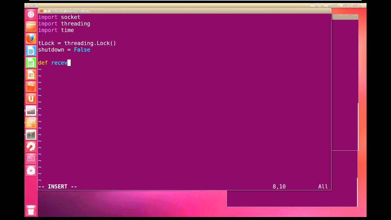 Python Advanced Tutorial 6.5 - Networked Chat - YouTube