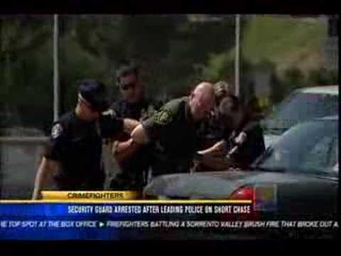 National Public Safety security guard arrested for hit & run - YouTube