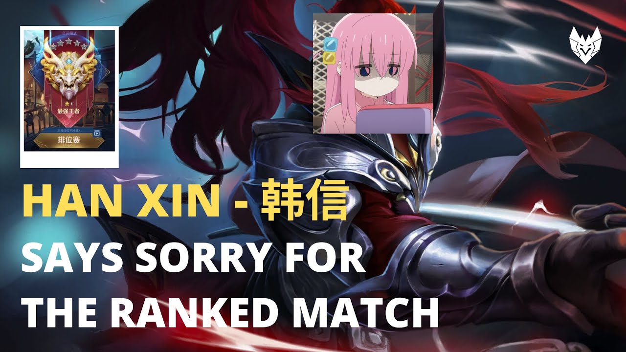 Han Xin GAMEPLAY - Skill Issue in King Tier | Honor of Kings | HOK ...