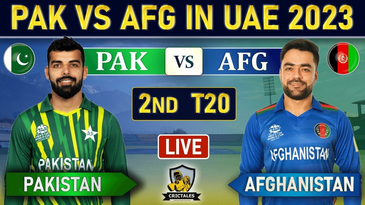 LIVE : PAKISTAN VS AFGHANISTAN 2ND T20 LIVE COMMENTARY , SHARJAH | PAK ...