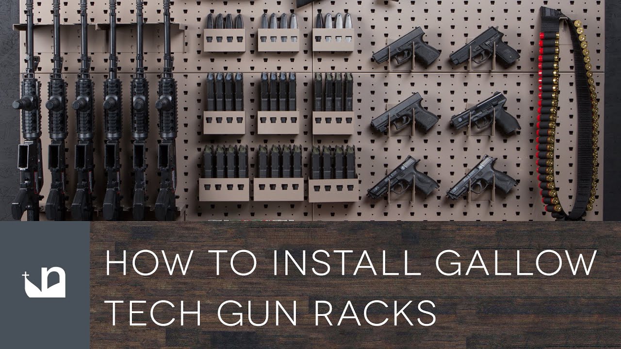 How To Install Gallow Tech Gun Racks - YouTube